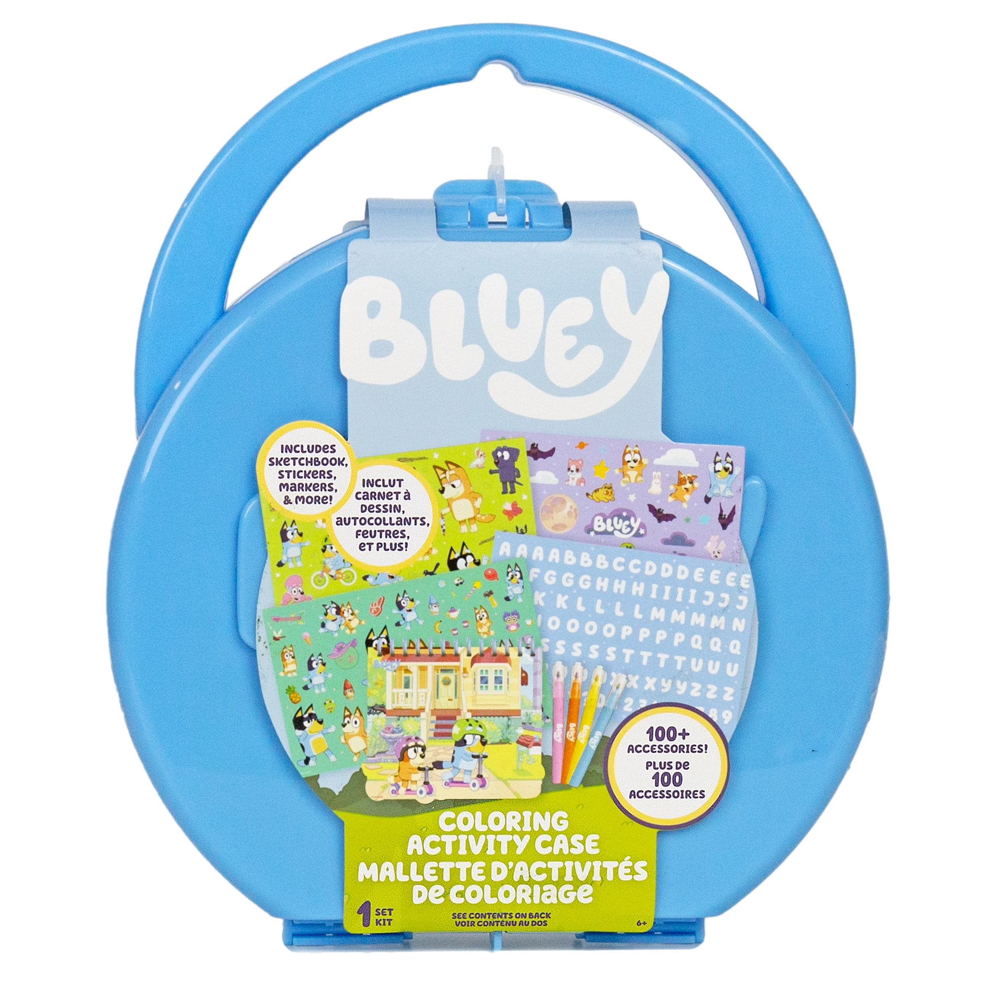 Click here for Bluey Coloring Activity Case 8.25 In. X 1.5 In. X... prices