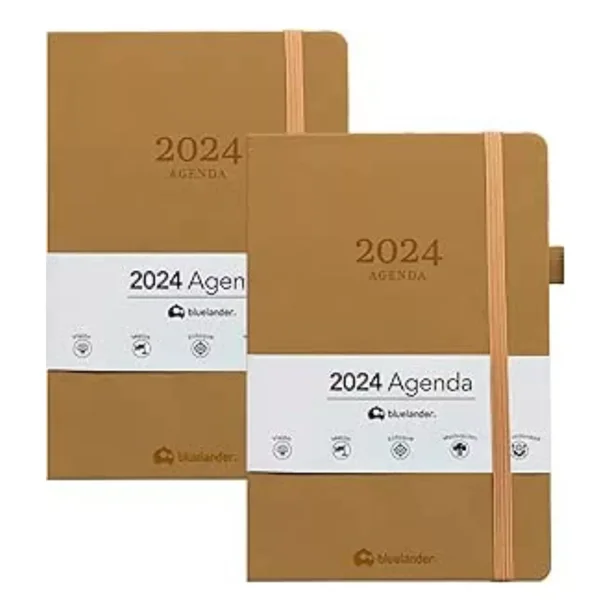 2 Agendas 2024 Profesional Escolar Organizador Planeador | Walmart en línea