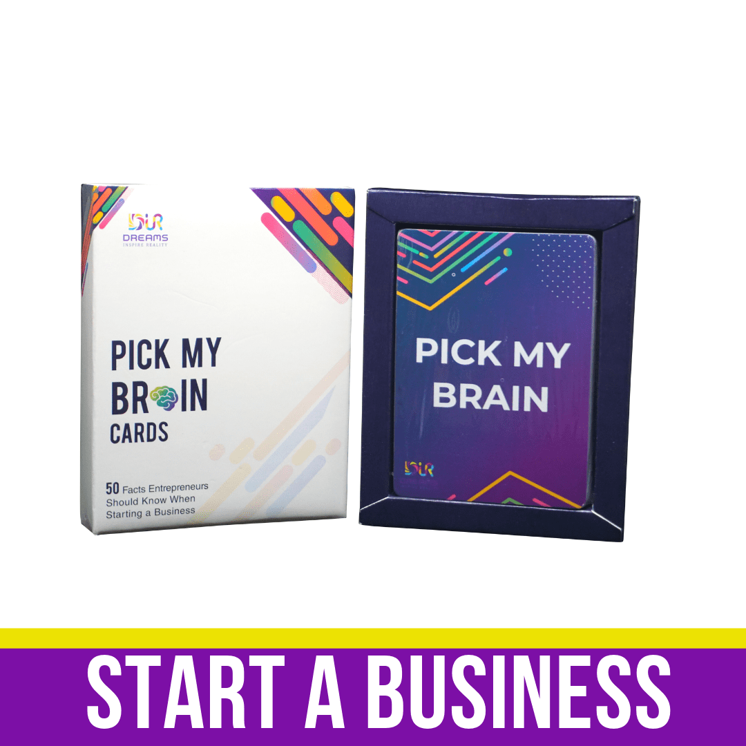 Pick My Brain Flashcard Deck| For Entrepreneurs and Creatives - Walmart.com