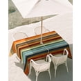54x80 Inch Outdoor Tablecloth with Umbrella Hole Zipper Rectangle ...