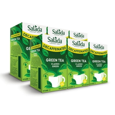 Salada Naturally Decaffeinated Green Tea, 40ct (Pack of 6) - Walmart.com