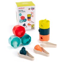 Miniland Feel to Learn: Shape Sorting Bucket, Turquoise - Walmart.com