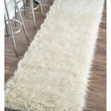 nuLOOM Hand-Woven Genuine Greek Flokati Area Rug or Runner - Walmart.com