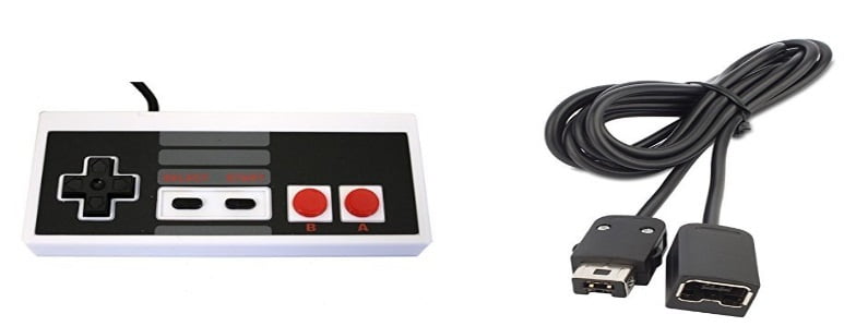 NES Classic Replacement Controller And Extension Cord By Mars Devices ...