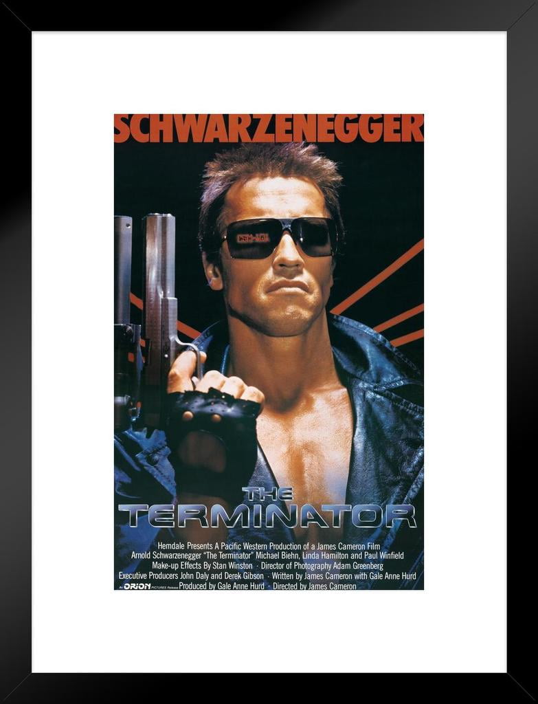 The Terminator Official Key Art With Credits Arnold Schwarzenegger ...