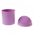 Walmart Mini Compact Plastic Trash Can with Swing Lid for Desktop ...