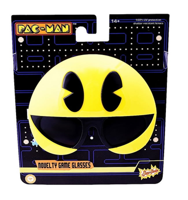 Yellow Pac Man Officially Licensed Sun-Staches Video Game Nintendo ...