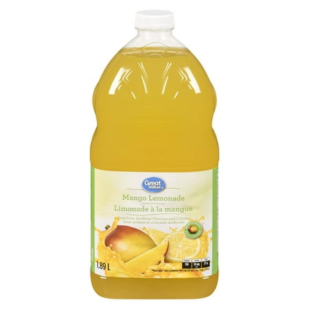 Great Value Mango Lemonade, 1.89L - Walmart.ca