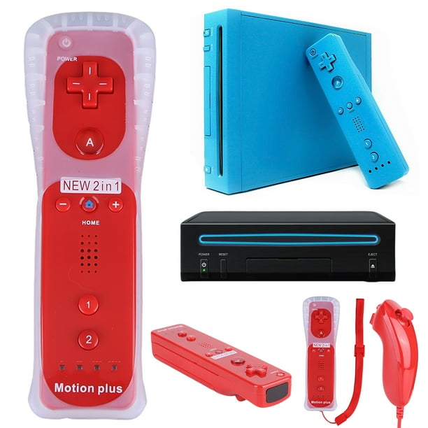 Controlador Remoto Inalámbrico Gamepad Set 2 en 1 Útil para El Wii/Wii ...