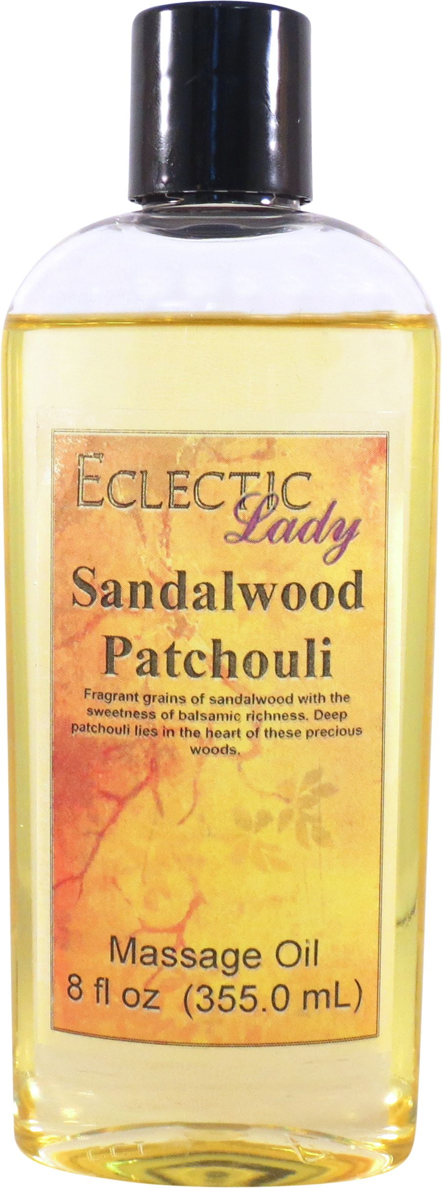 Sandalwood Patchouli Massage Oil 8 Oz