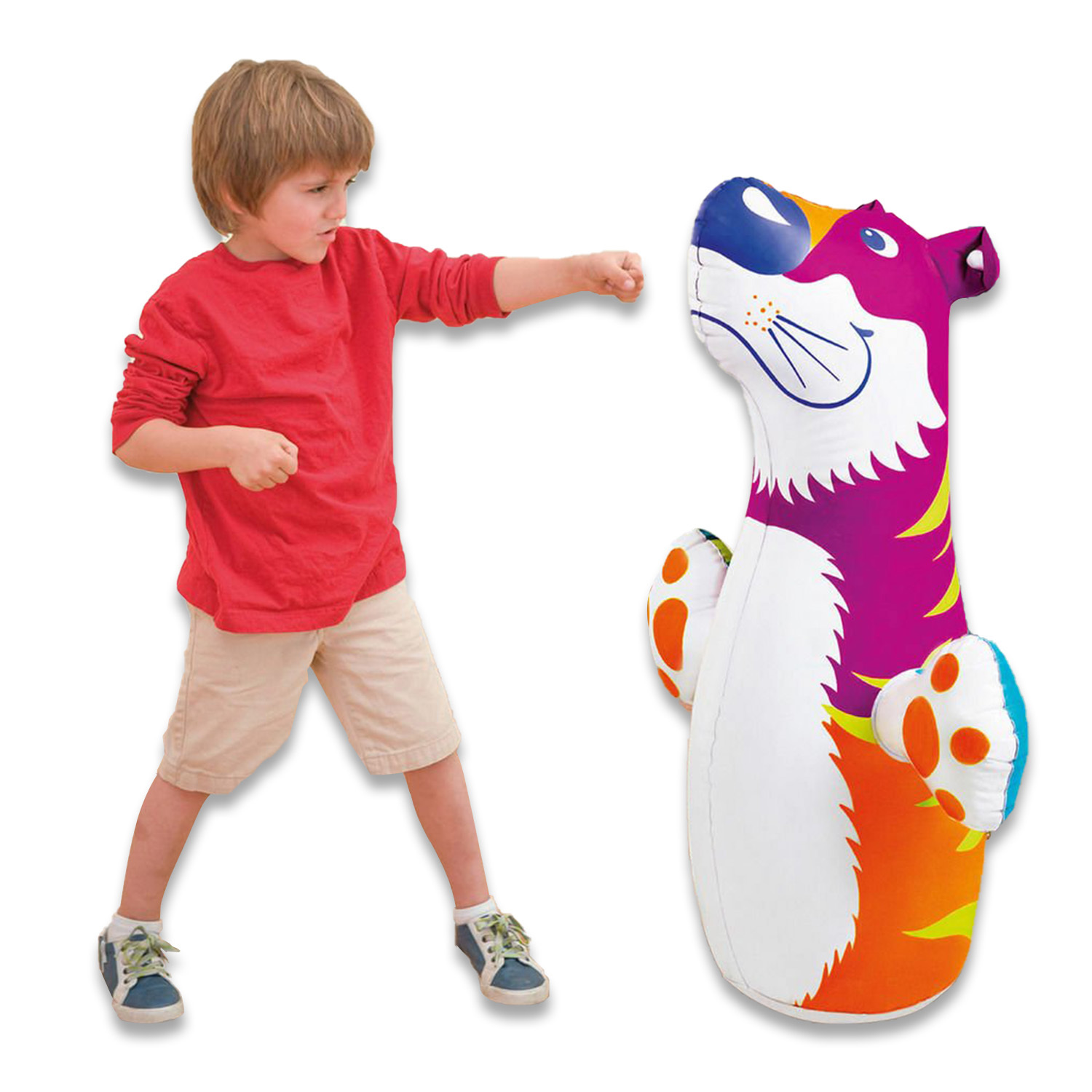 Ftory Inflatable Bopper Kids Punching Bag Toy Boy Gift Pink Tiger ...