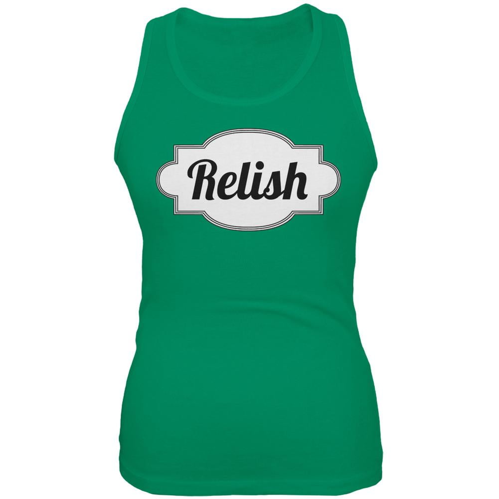 Halloween Relish Costume Kelly Green Juniors Soft Tank Top - Large ...
