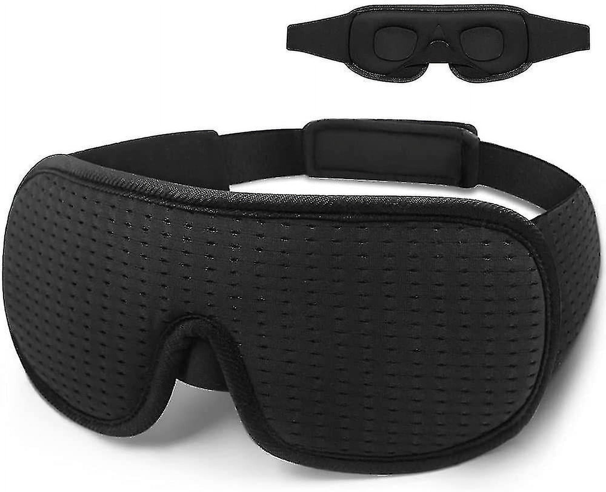 Sleep Eye Mask For Men Women, 3d Contoured Cup Sleeping Mask ...