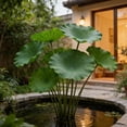 Artificial Lotus Leaf for Spring Summer Floral Arrangement Vase Decor ...