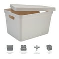 Simplify Storage Box with Lid in Ivory - Walmart.com