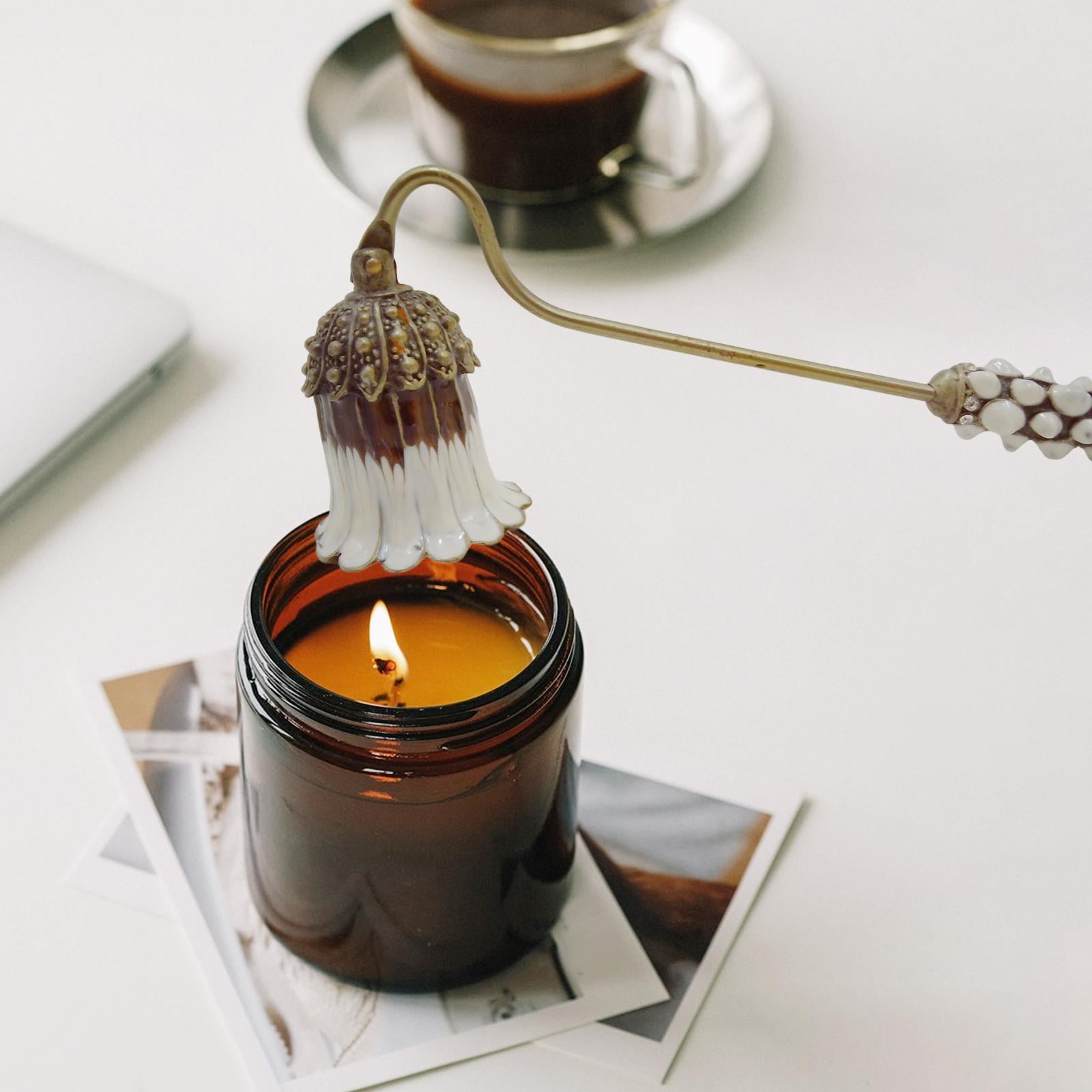 Candle Bell, Elegant Candle Extinguisher Bell Accessory With Long ...