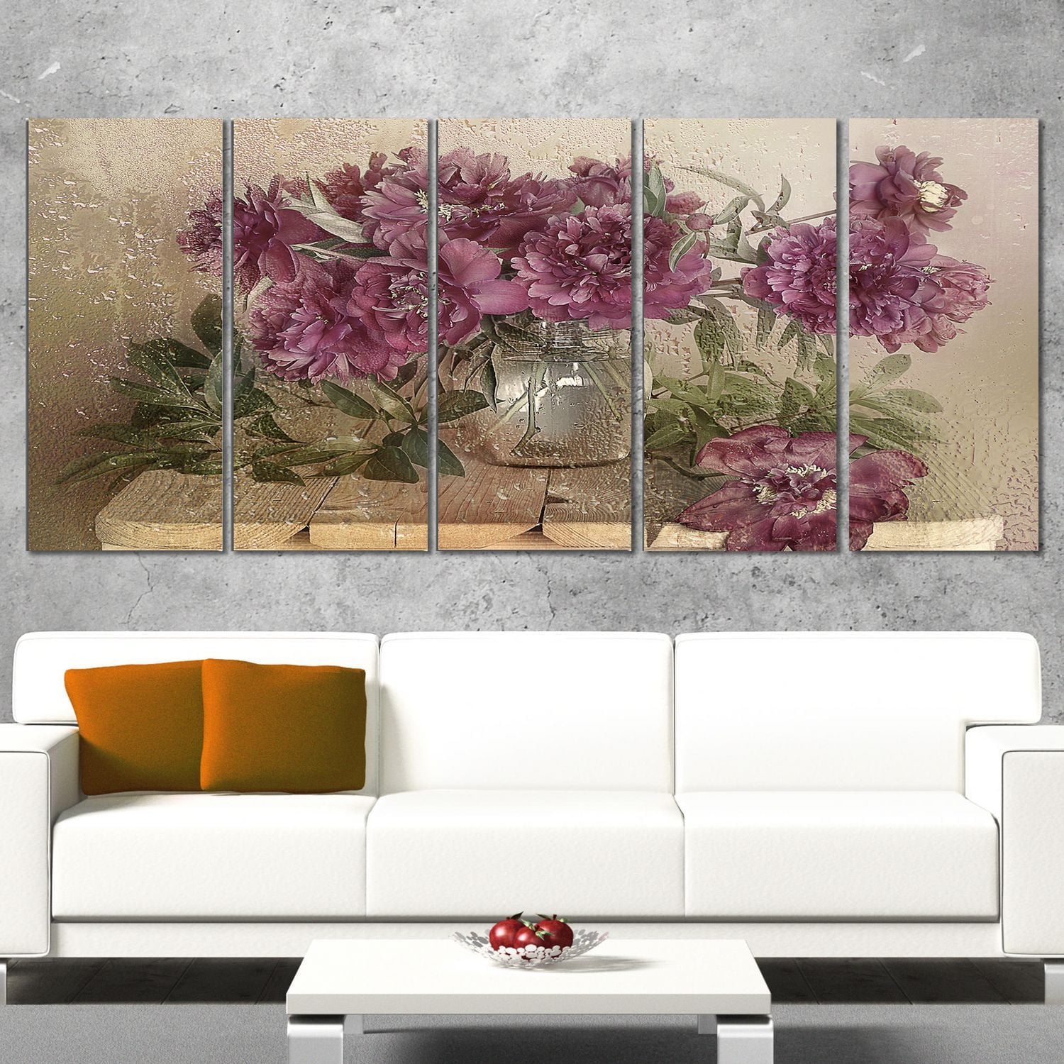 Click here for Designart Design Art Bouquet Of Pink Peonies Flora... prices