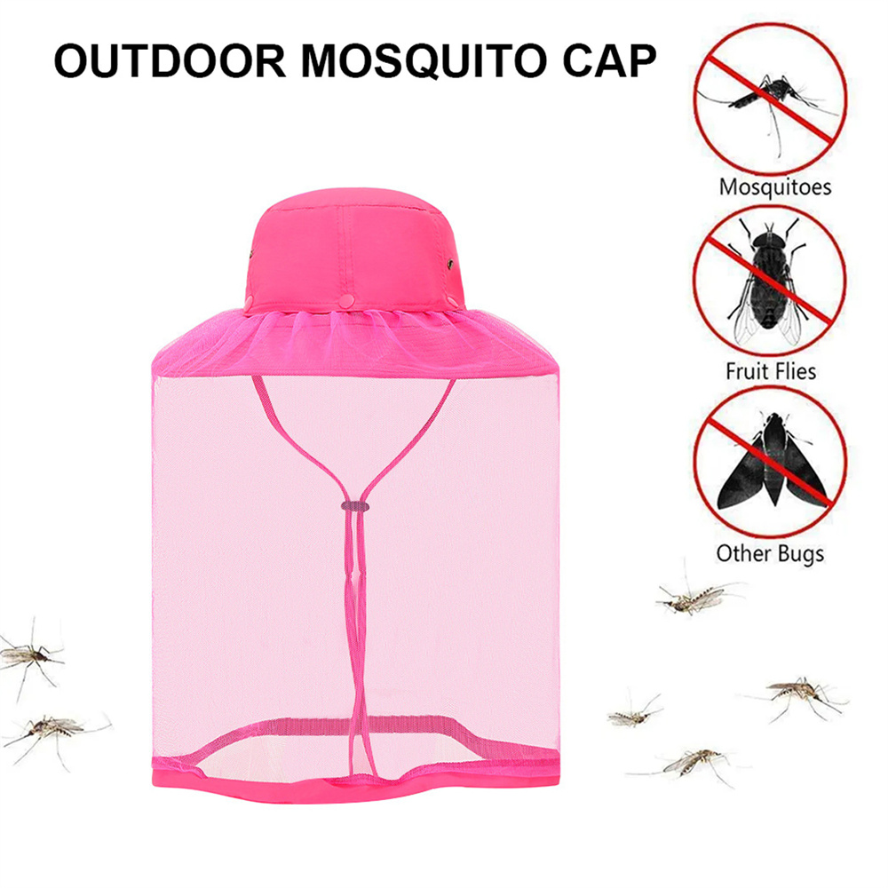 Mosquito Head Net Hat - Bug Cap UPF 50+ Sun Protection with Hidden ...