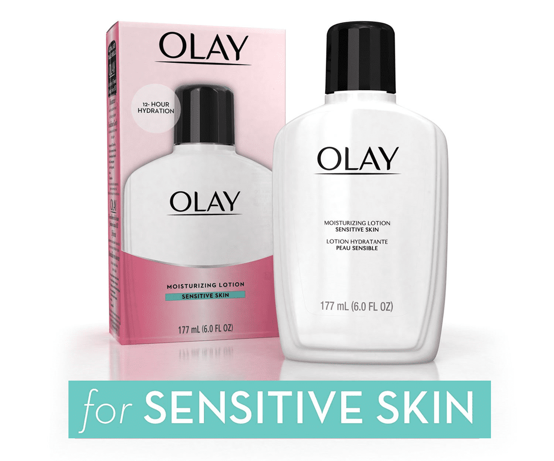 Olay Moisturizing Face Lotion for Sensitive Skin, 6.0 fl oz - Walmart.com