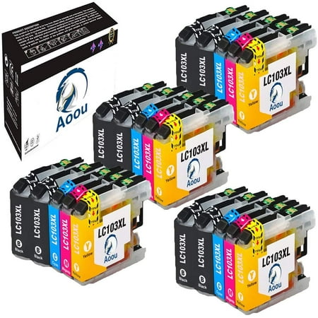 103 Ink Cartridges, Aoou 20 Pack Compatible LC-103XL LC-103 XL LC103XL ...