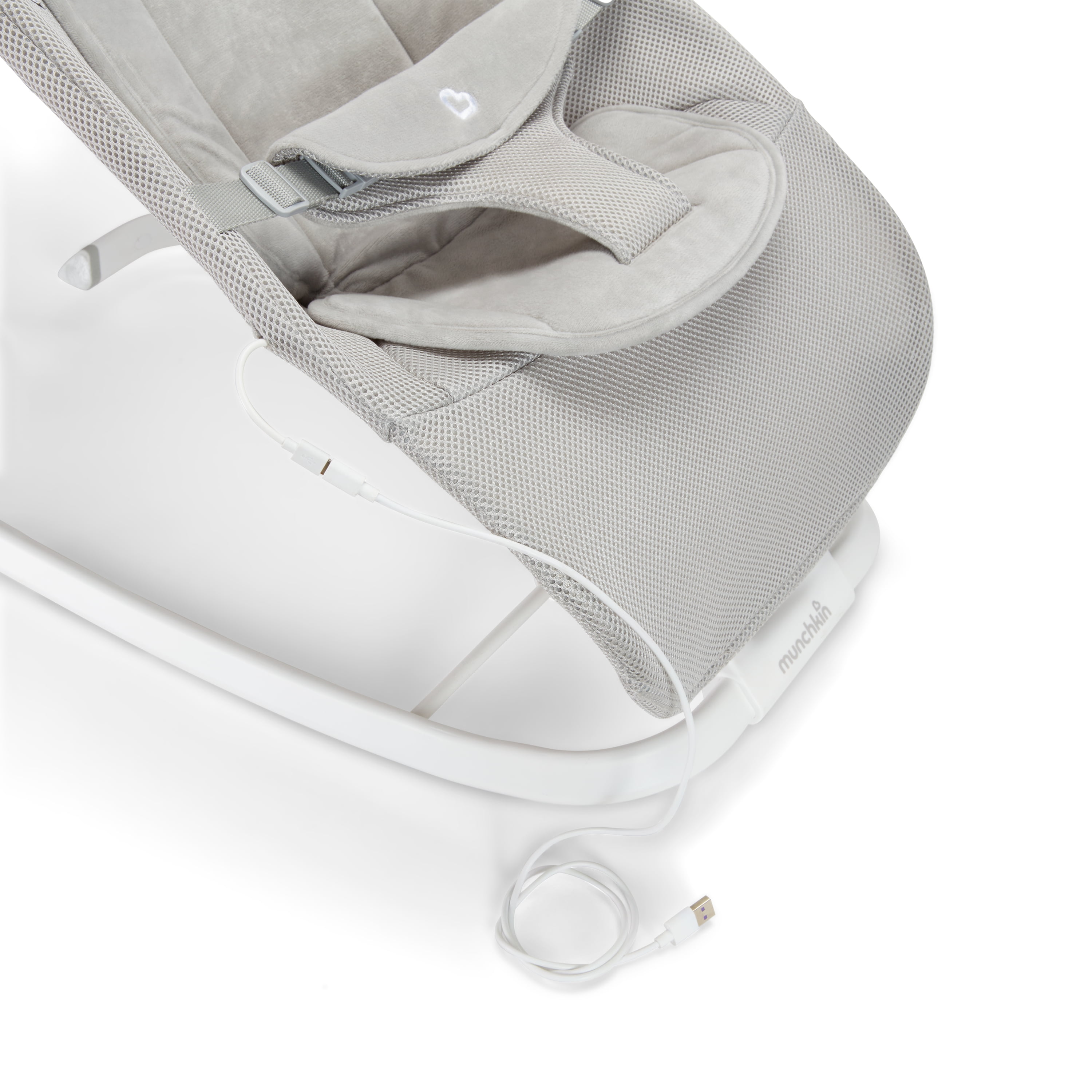 Munchkin® Electric 2-in-1 Baby Bouncer & Rocker, Gray, Unisex Deals and ...