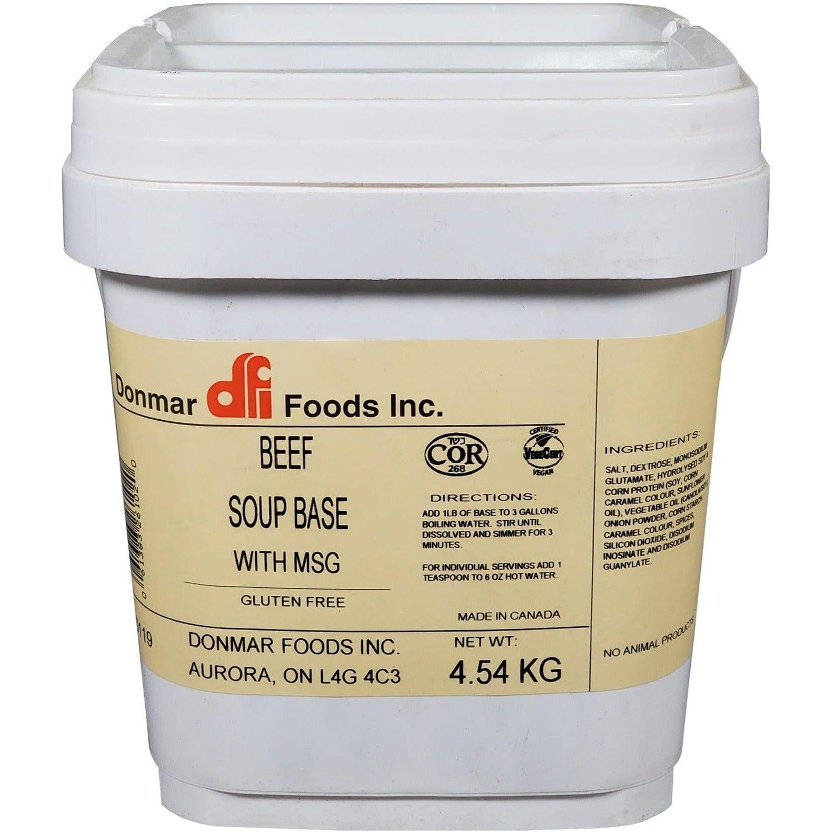 Click here for Donmar Beef Soup Base With Msg  4.54 Kg 1 Count 4.... prices