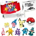 MEGA Pokémon Playset: 8-Pack Trainer Building Toy Kit with Poké Ball, 8 Action Figures (189 ...