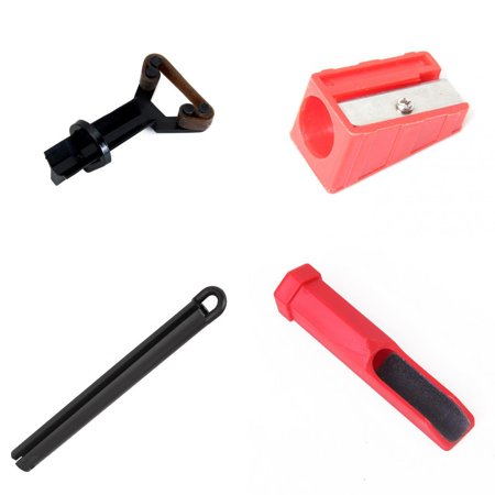 4s/lot Snooker Pool Tip Repair Kit Clamp Grinding File Tips Corrector ...
