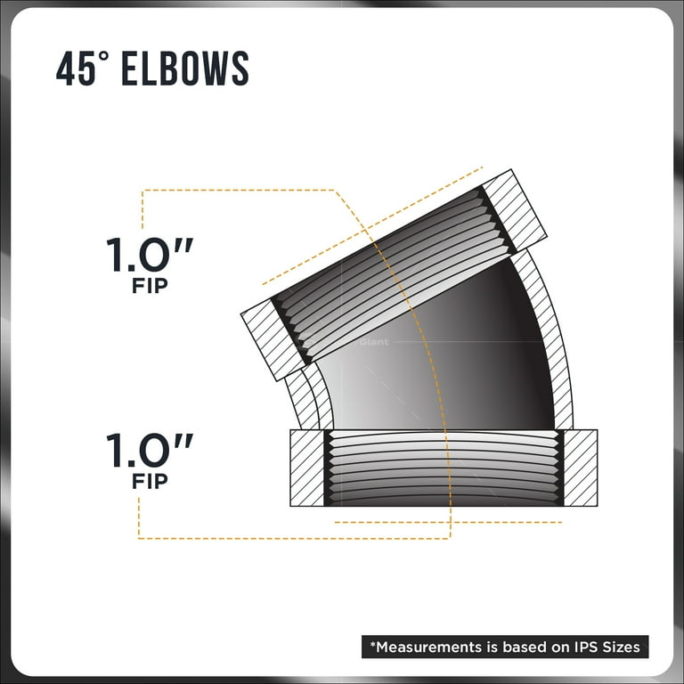 Pipe Fittings Elbow 45 Degree Dimensions Codes Sale | www.oceanproperty ...