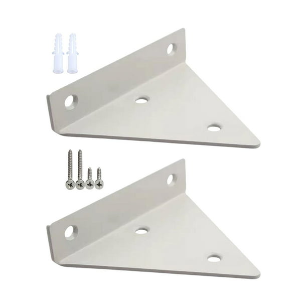 Shelf Bracket Easy to Install Triangle Metal Invisible Shelf Supports ...