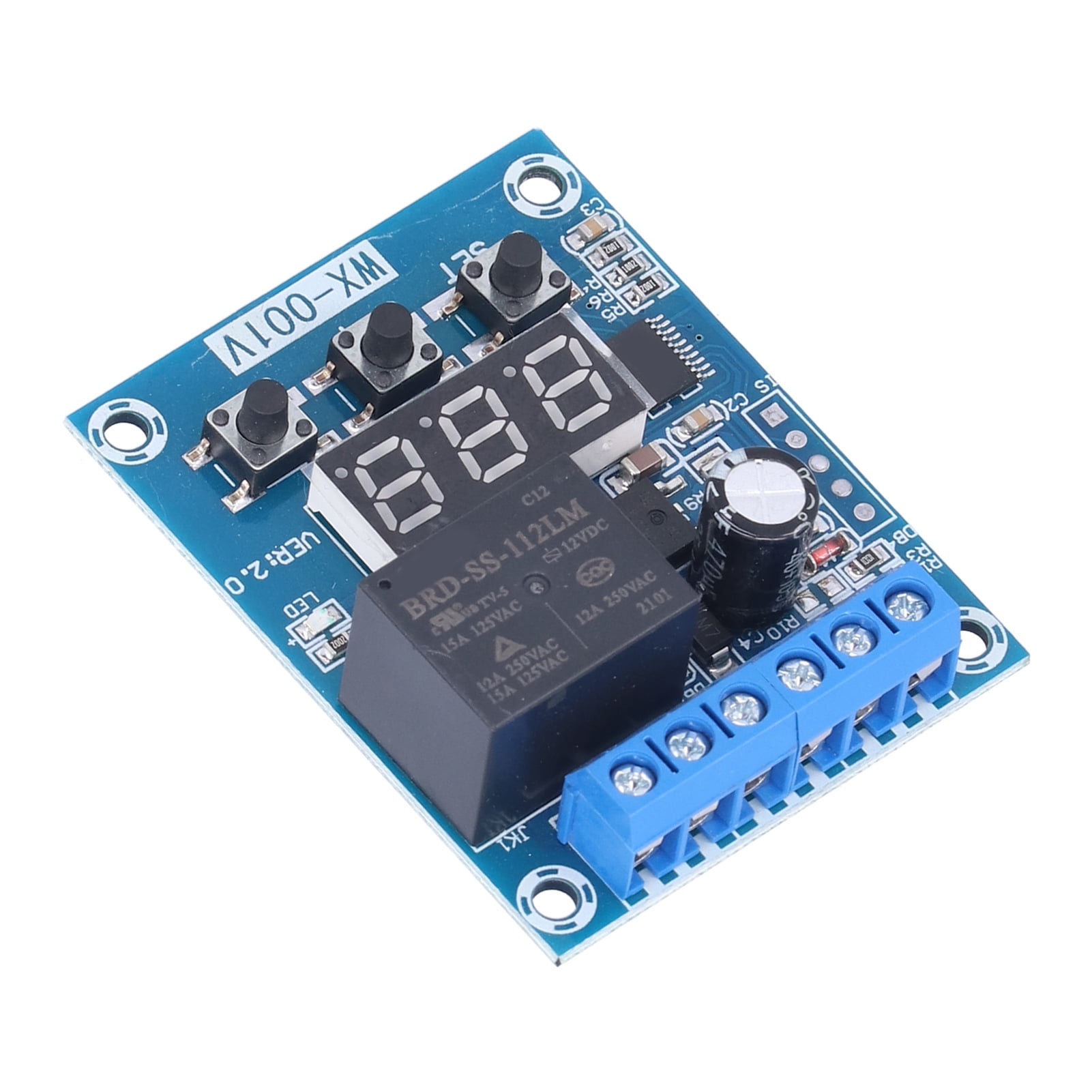Relay Voltage Detection Module Voltage Detection Digital Delay Relay Module with Multiple Modes ...