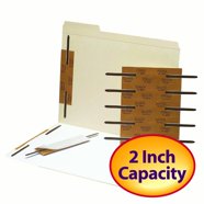 ACCO Self-Adhesive Paper File Fasteners, 2" Capacity, 100 Count ...