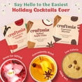 Craftmix Holiday Variety Cocktail & Mocktail Drink Mixer, Skinny Mixes ...