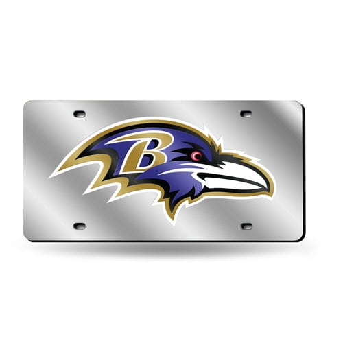 NFL Baltimore Ravens Laser-Cut License Plate - Walmart.com - Walmart.com