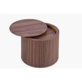 MDF nested table set 2 pieces, handcrafted round coffee table in living ...