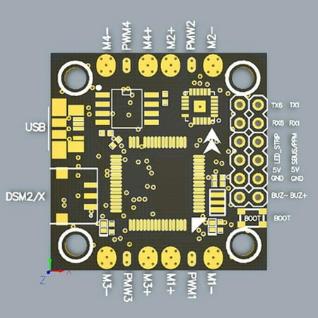Mini F4 Flight Controller Betaflight CC3D REVO STM32 F405 MCU Micro ...