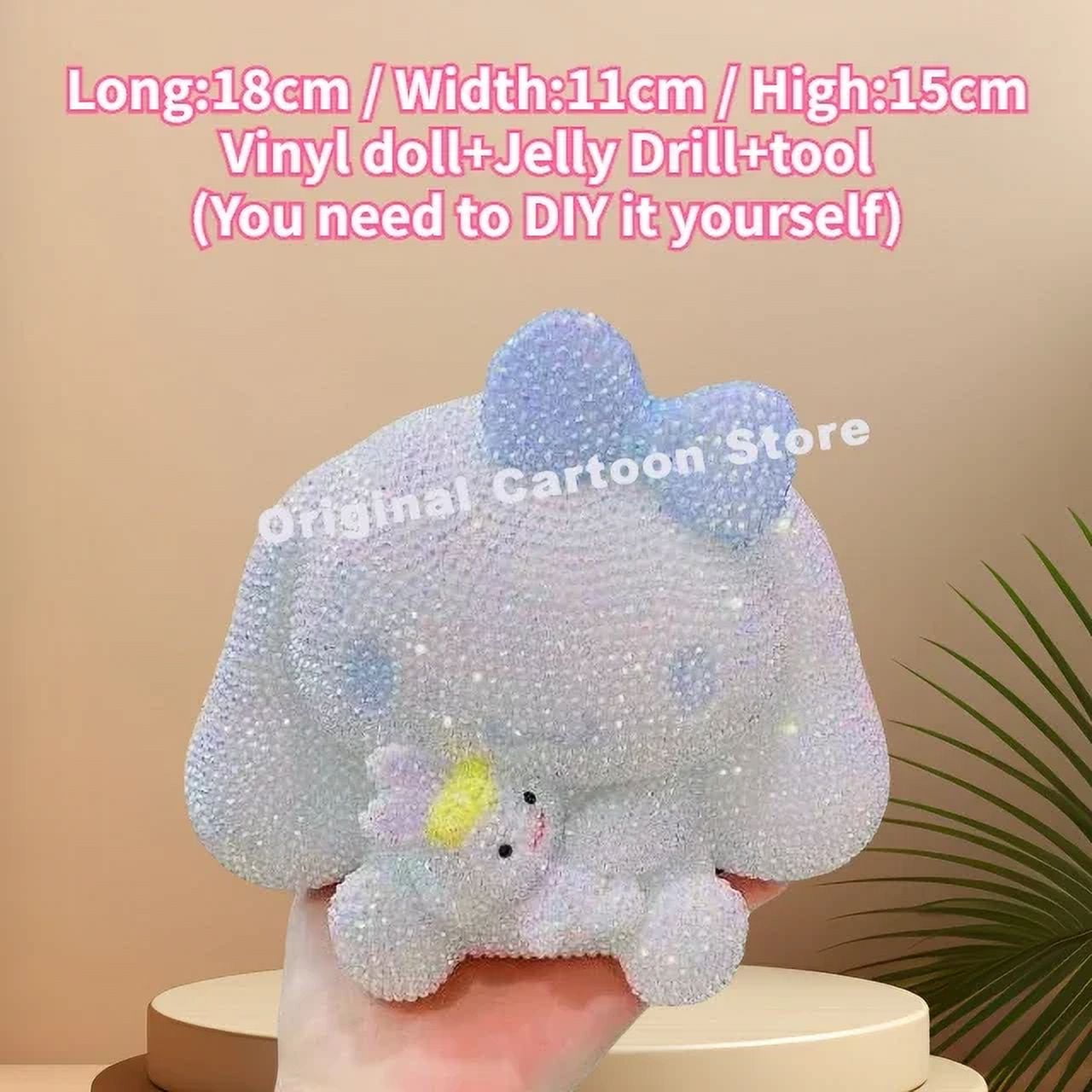 Hello Kitty Sanrio Kuromi Pikachu Manual Diy Stick diamante bebé vinilo ...