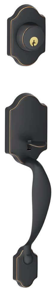 Dexter by Schlage JH58PRS716 Paris Exterior Handleset with Deadbolt ...