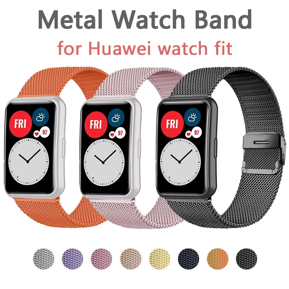 Milanese Band For Huawei Watch FIT Strap Accessories stainless steel ...