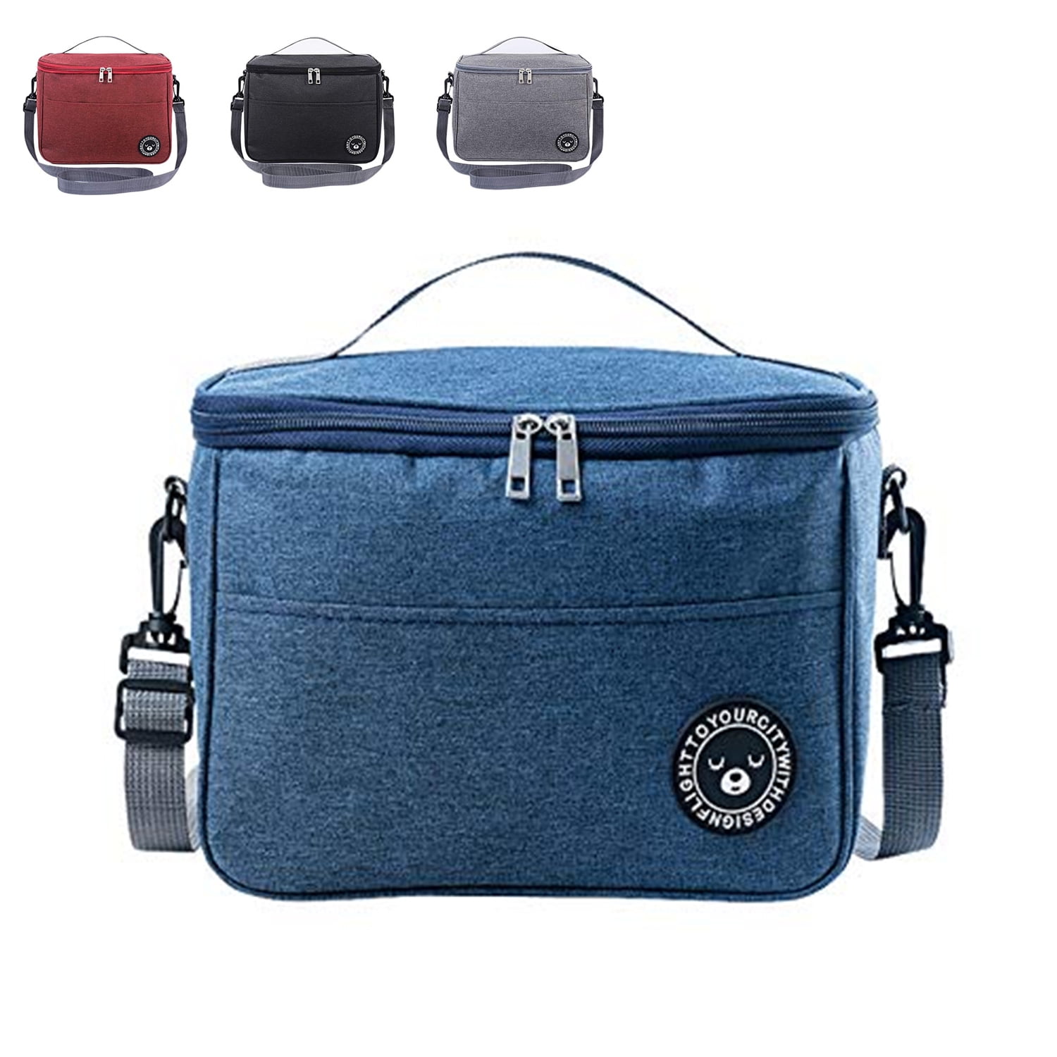 Small Foldable Cooler Bag,Lunch Bag Insulated Bag - Walmart.com