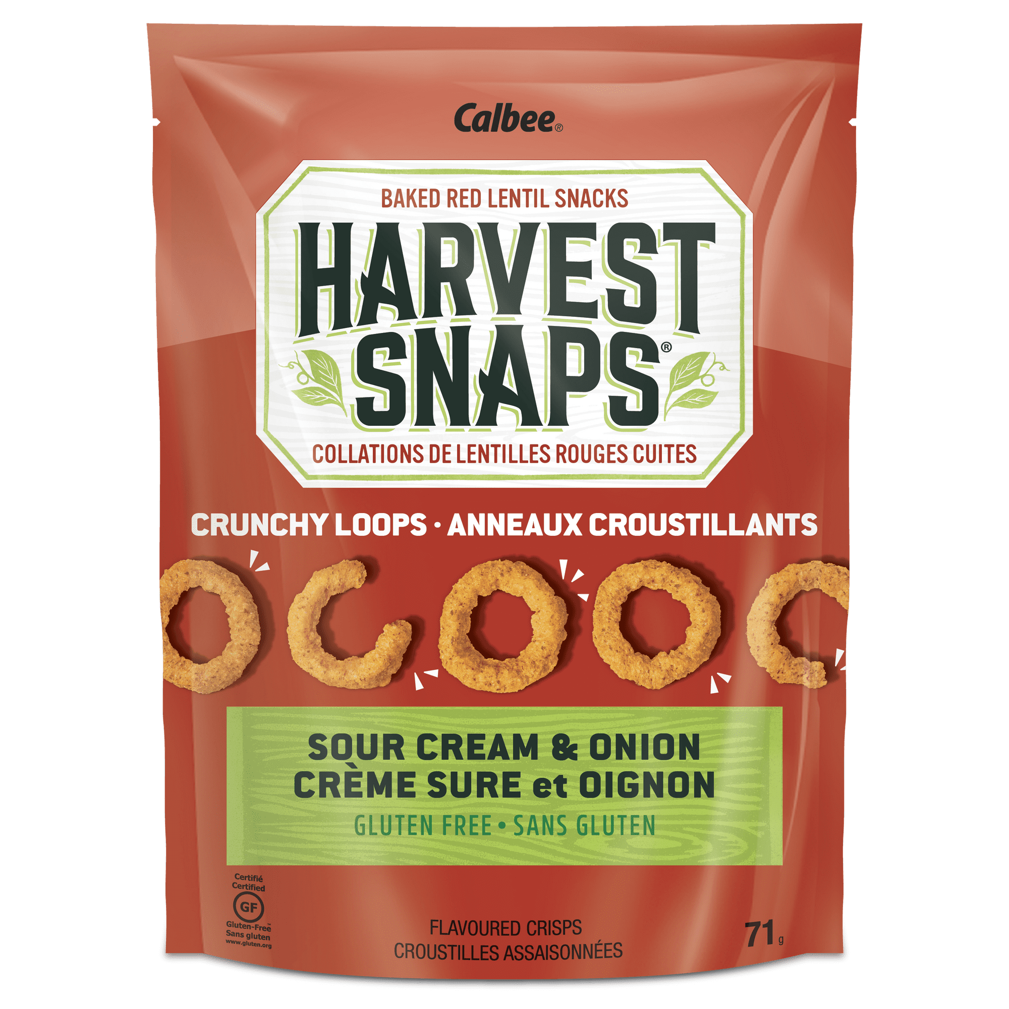 Click here for Harvest Snaps Crunchy Loops Sour Cream & Onion 71g... prices