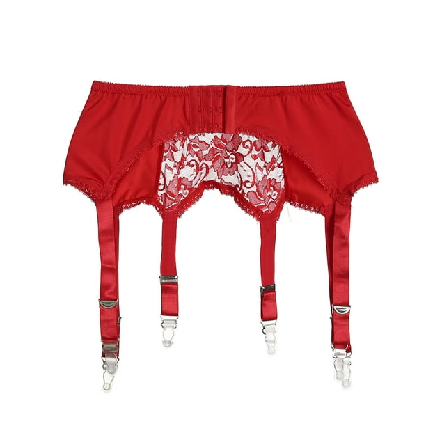 Gupgi Women Lace Sexy Six Claw Garter Adjustable FemaleThigh-Highs ...
