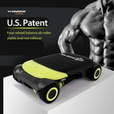 WONDER CORE Slide Fit, Ab Roller Board with 4 Wheels, Automatic Rebound ...