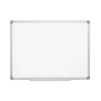 MasterVision MA0300790 Earth Silver 36 in. x 24 in. Easy Clean Dry ...