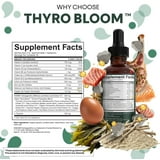 Clean Nutra Thyroid Support Drops Selenium Zinc Iodine L Tyrosine KSM66 ...