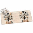 Cat Library Washable Runner Rugs 2'x6', Cartoon Pet Portrait Book Tree ...
