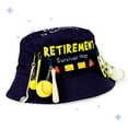 Retirement Party Survival Hat, Officially Retired Sash And Hat Black ...