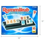 Rummikub large number edition - the original rummy tile game - Walmart.com