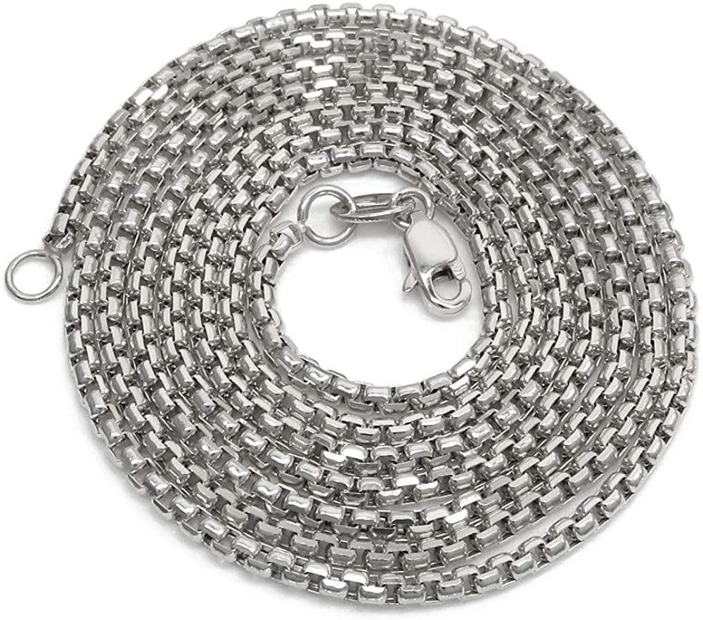 White Gold Box Chain