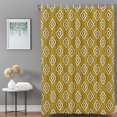Brown Slate Diamonds Shower Curtain, Abstract Vintage Minimalist ...